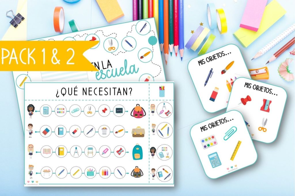 En el aula – los objetos escolares