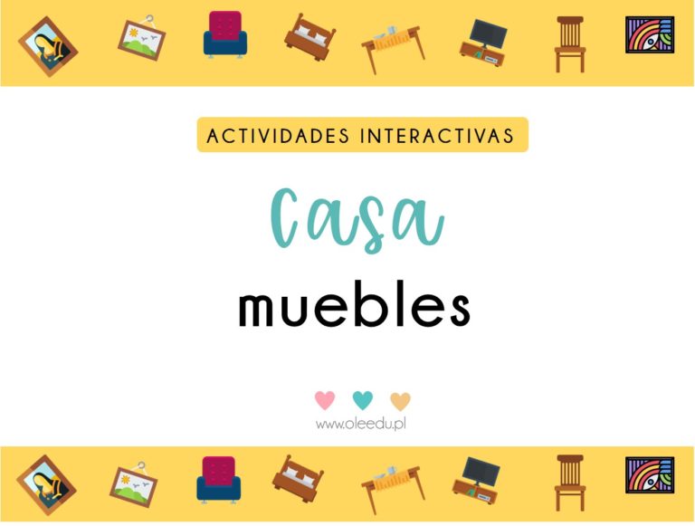 describir la casa y los muebles en español actividades interactivas