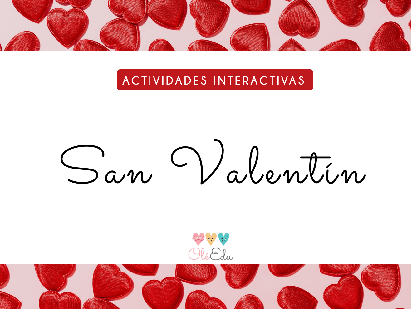 San Valentín - vocabulario